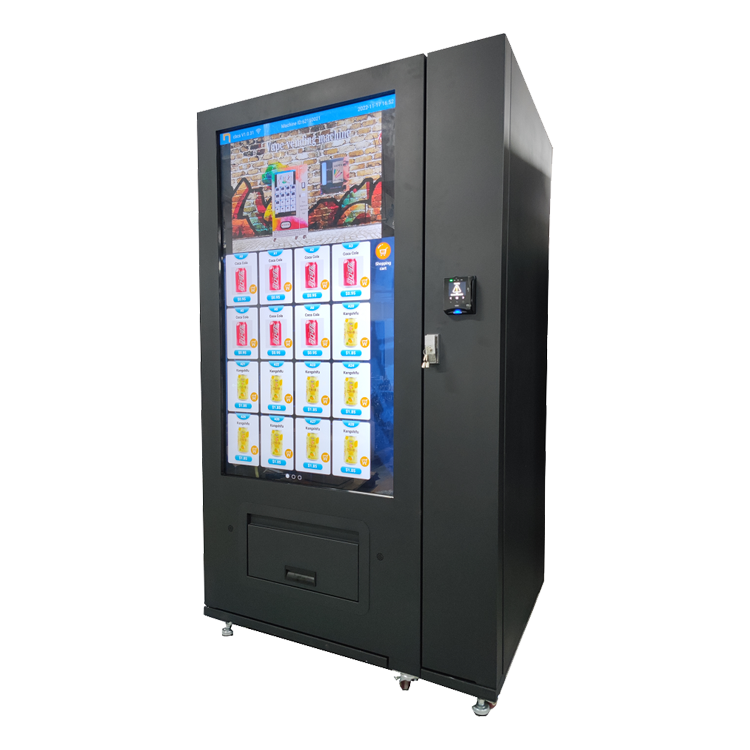 outdoor snack drink vending machine for European market
